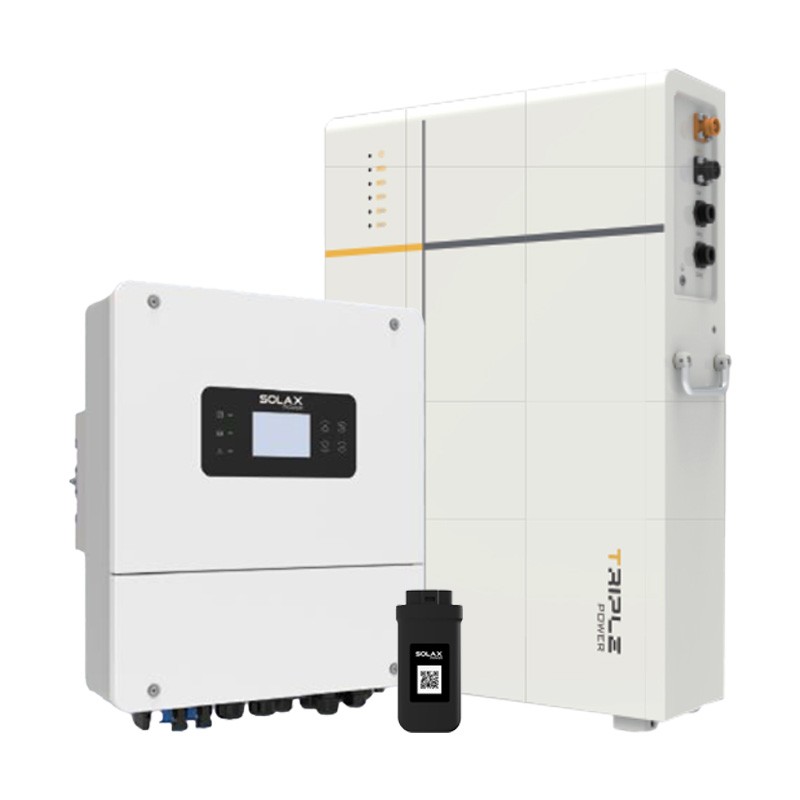 Sistema di accumulo monofase inverter 3.7kW LV batteria al litio 5.3KWh ...