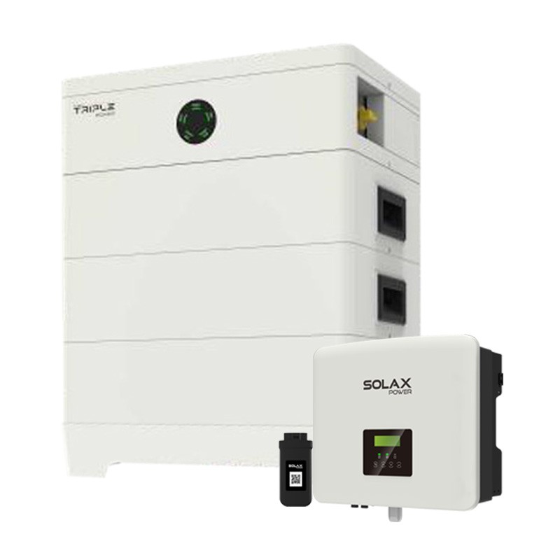 Sistema di accumulo monofase inverter 7.5kW batteria al litio 10.8KWh ...