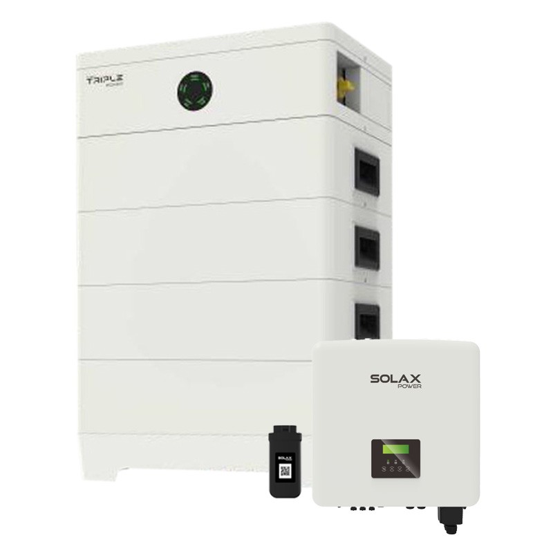 Sistema di accumulo trifase inverter Solax Power HYBRID-G4 12kW ...