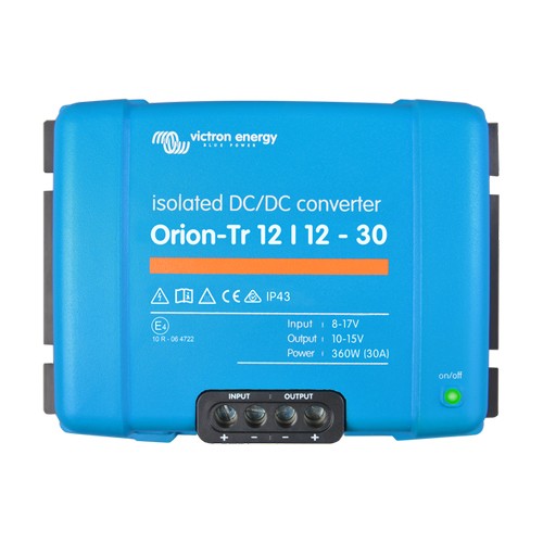 Convertitore di tensione DC-DC Orion-Tr Isolato 12/12-30A 360W Victron Energy - ORI121240110 ...