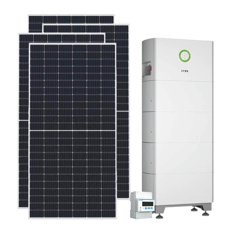 Kit fotovoltaico trifase 5850W inverter 5kW ALL IN ONE batteria al ...