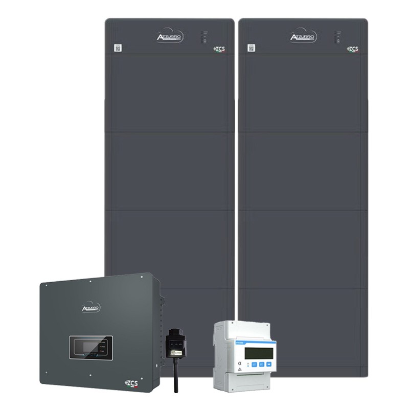 Sistema di accumulo trifase inverter 10kW Zucchetti batteria al litio ...