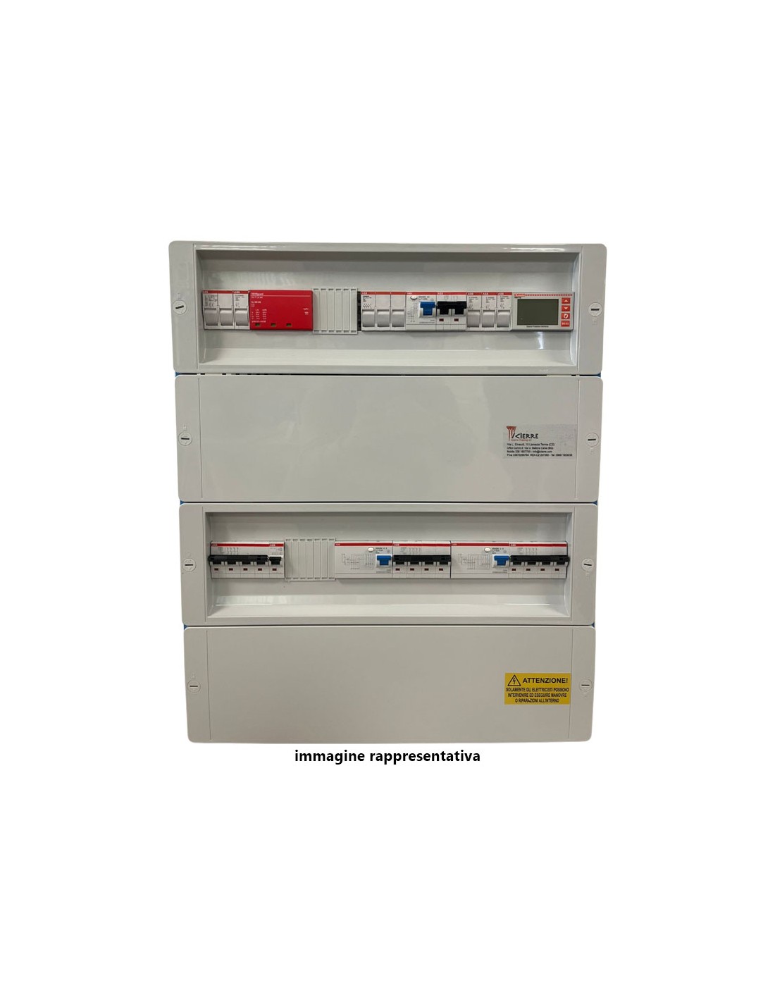 Three-phase AC/DC Total Box panel 1 string 1000V 32A CEI-021 Icierre