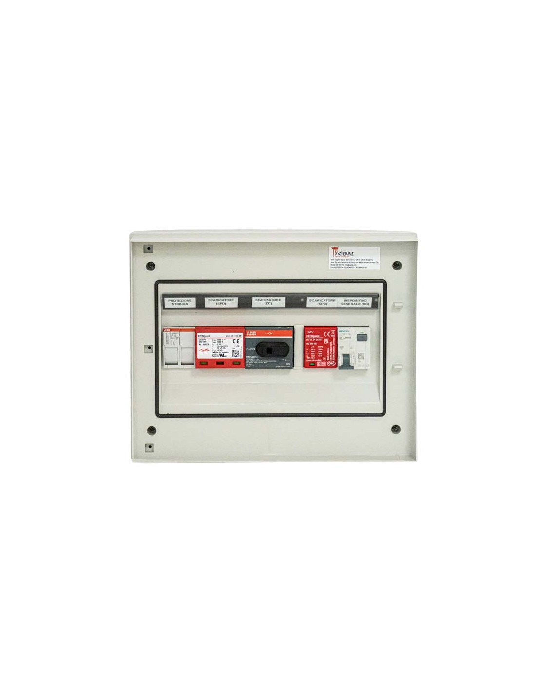 Single-phase total box AC/DC 1 string 600V 25A Icierre