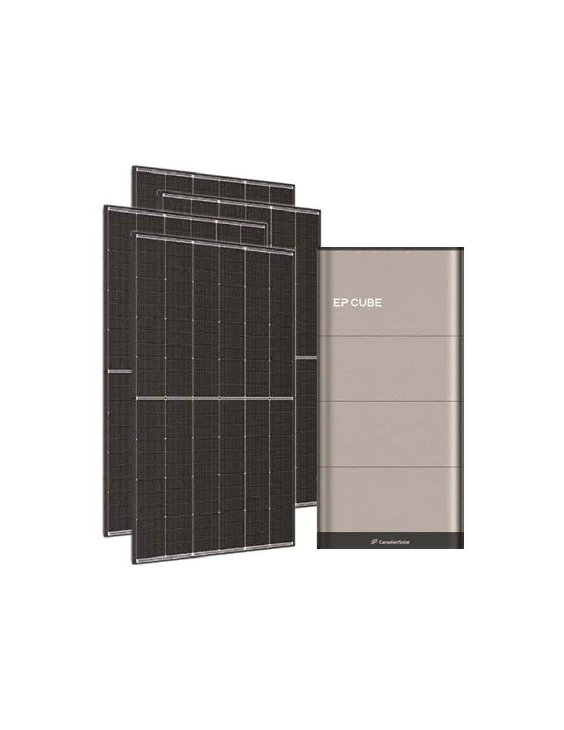 7280W single phase photovoltaic kit 6kW EP CUBE inverter 10kWh ...