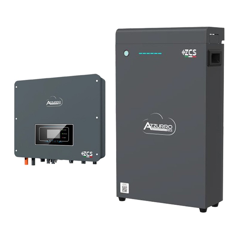 Sistema di accumulo monofase inverter 4.6kW Zucchetti batteria al litio ...