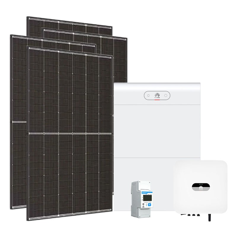 Kit fotovoltaico monofase 5400W inverter 5kW Huawei batteria al litio ...